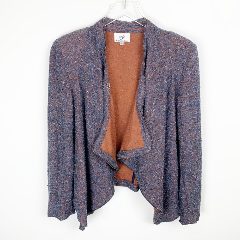 Finicky Filly | Unique Structured Drape Front Wool Ja… - Gem